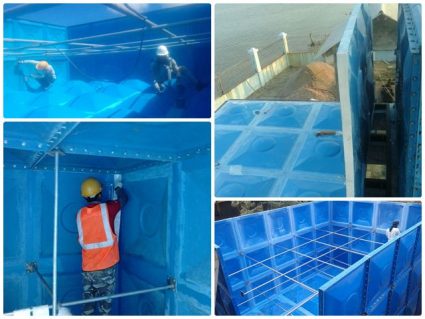 Jasa Service Roof Tank Fiberglass & Tangki Kimia - JAVA FIBERGLASS